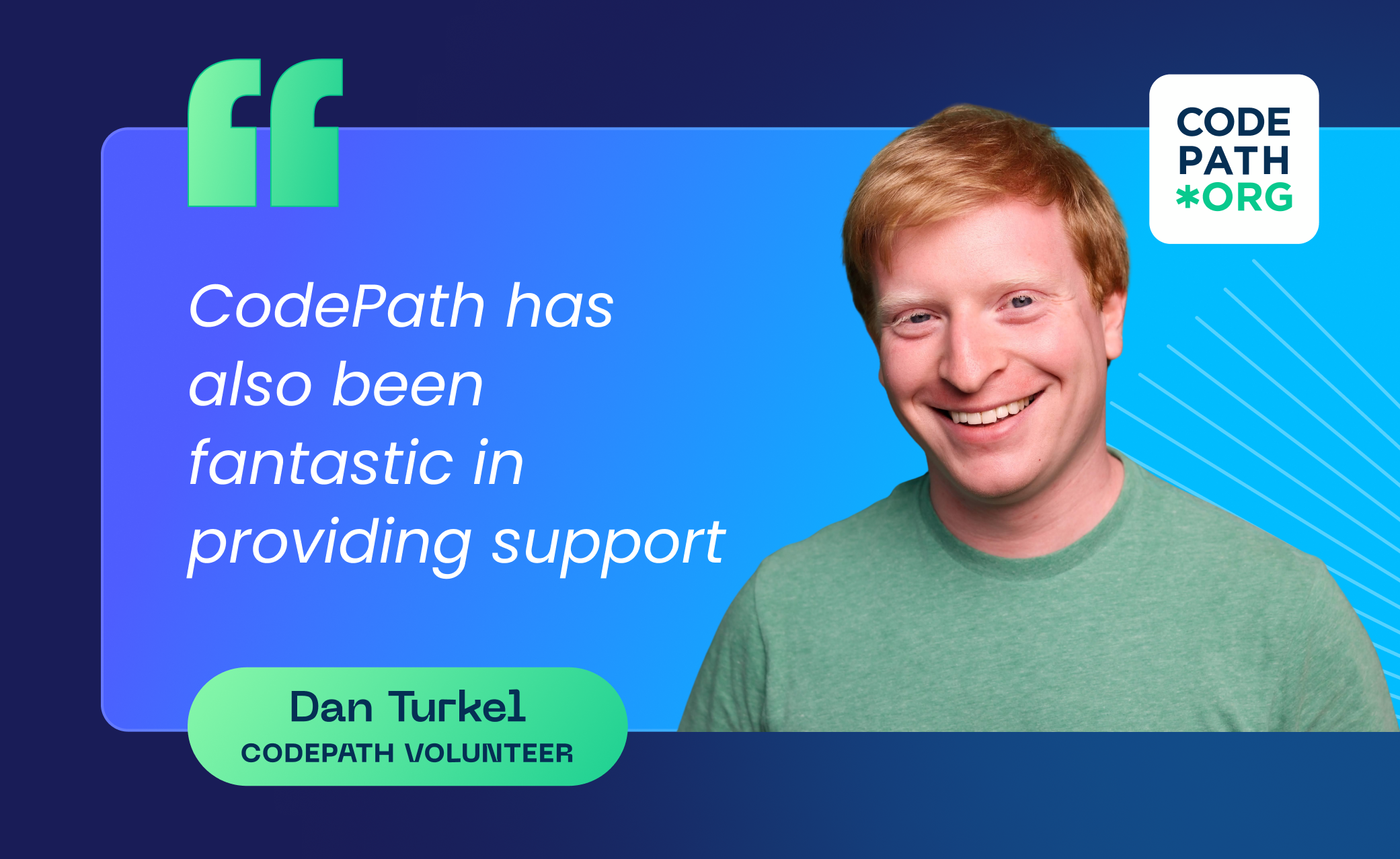 How Volunteering with CodePath Helped Fuel Dan’s Career Growth
